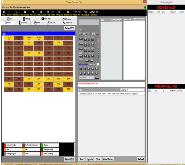 IP Operator Console - Sahita - Coral Telecom
