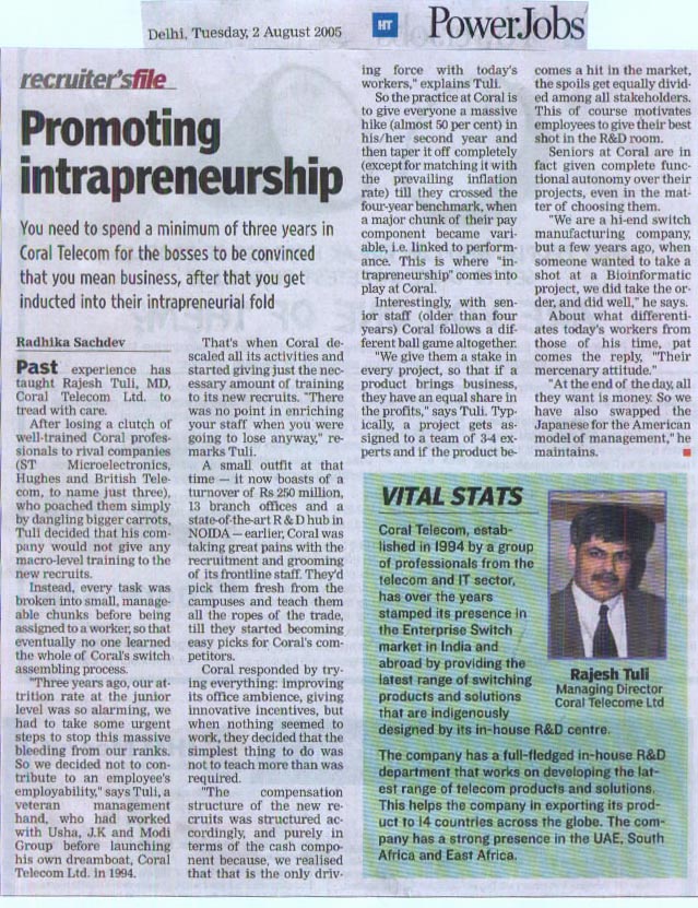 All Media - Coral Telecom